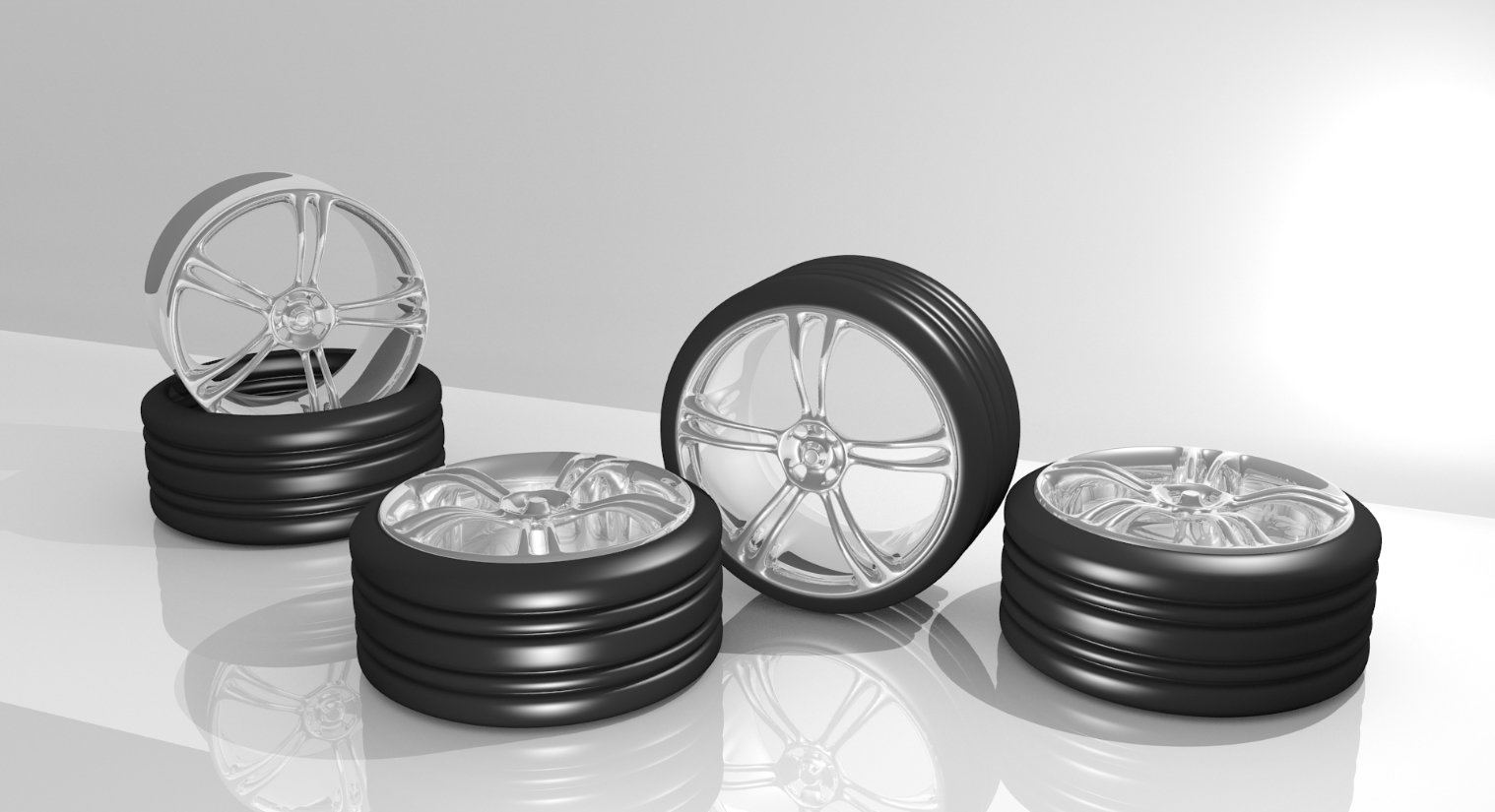 ArtStation - Chrome Wheels