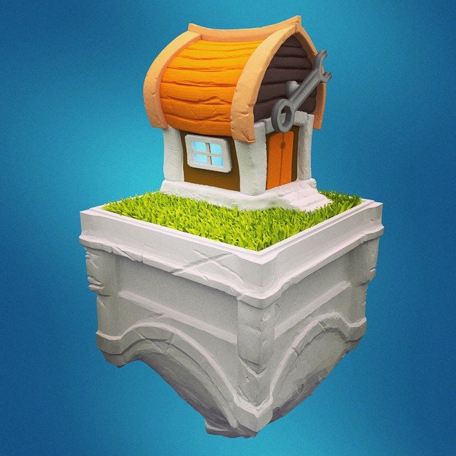 ArtStation - Floating House