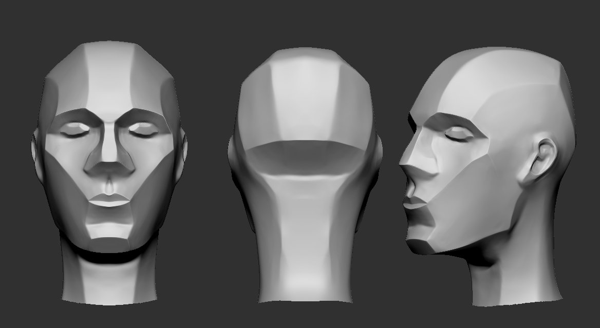 ArtStation - head block study