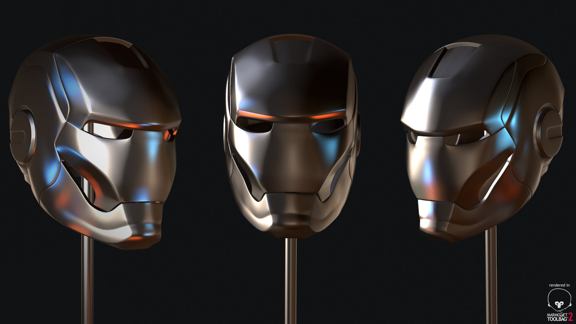 ArtStation - Iron man_helmet