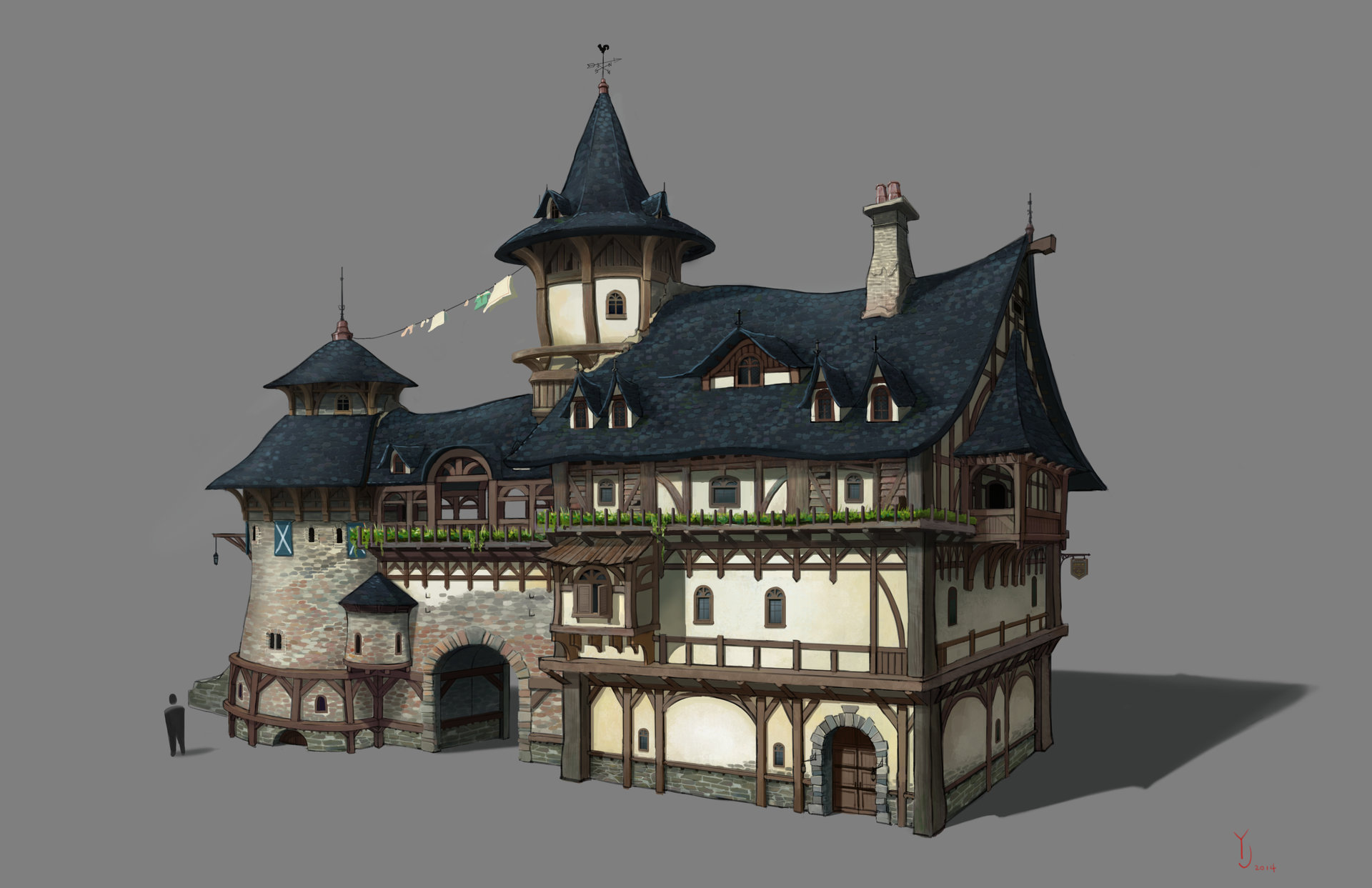 ArtStation - Medieval house