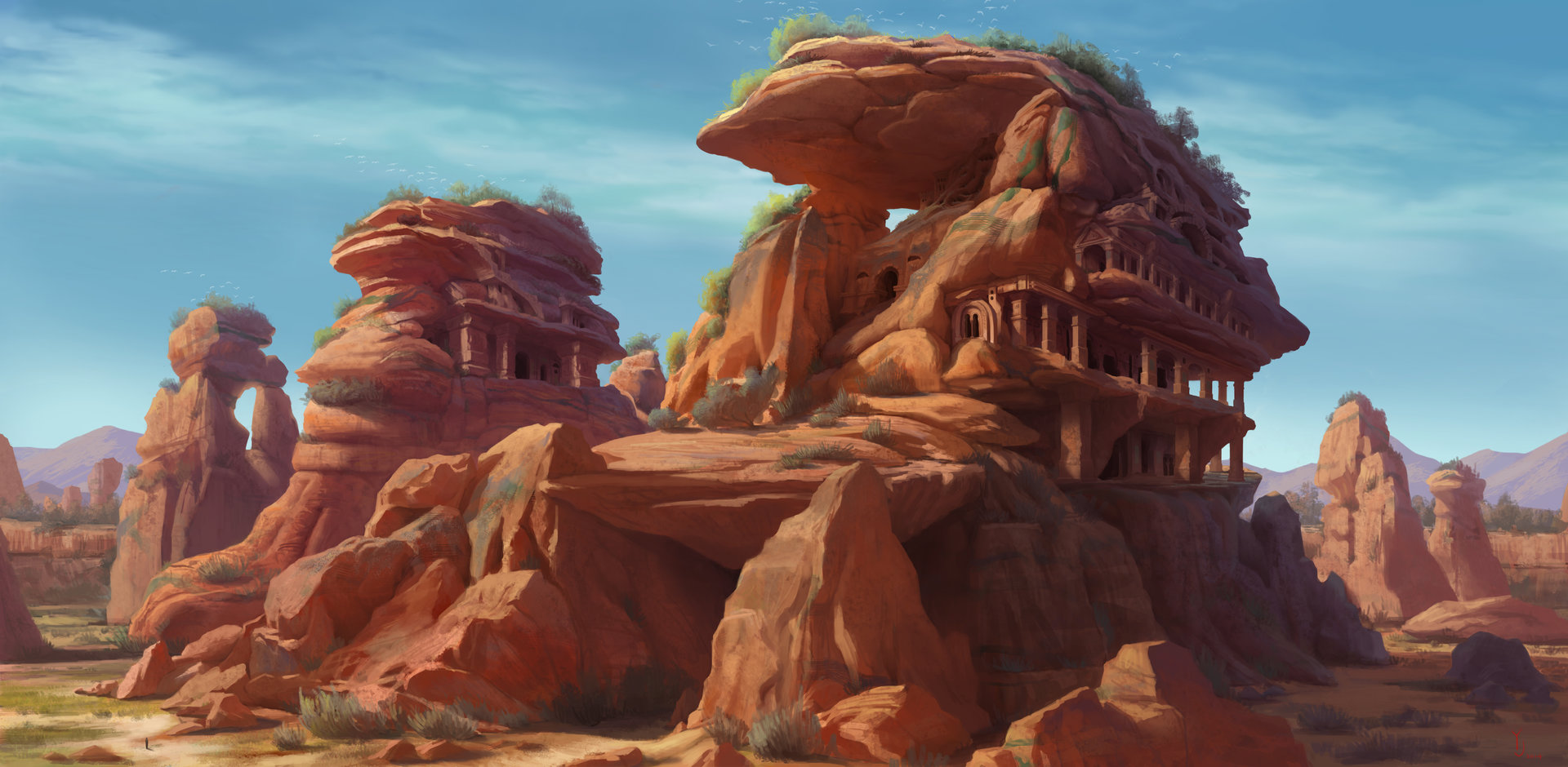 ArtStation - Pilgrim Village