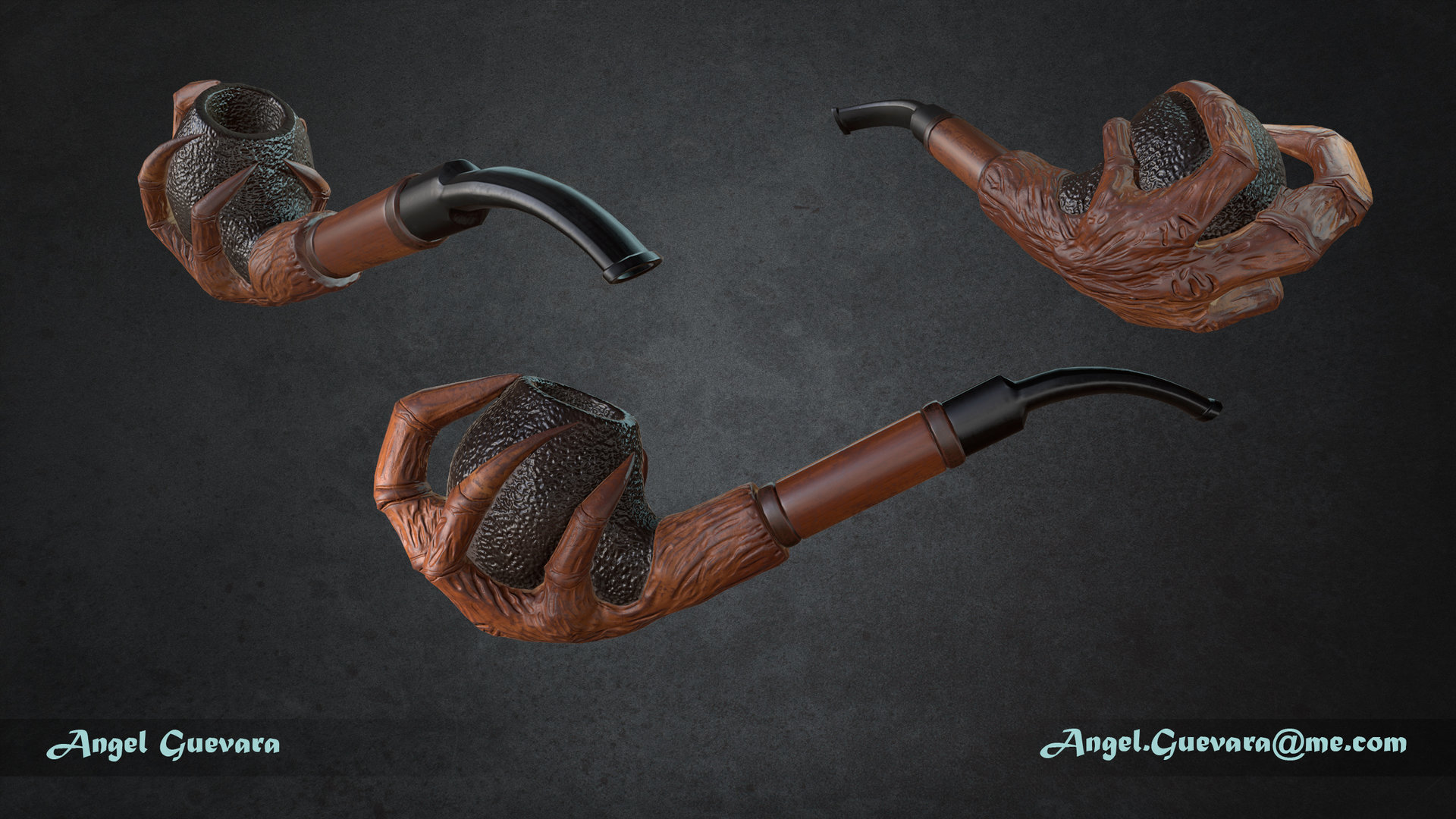 Angel Guevara - Claw Smoking Pipe