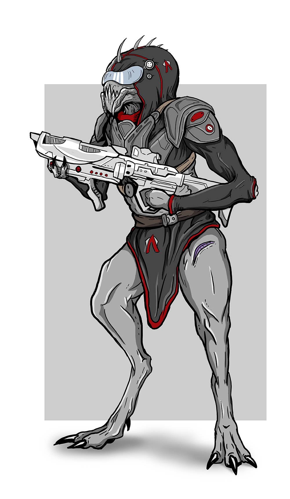 Alien Soldier Concept Art