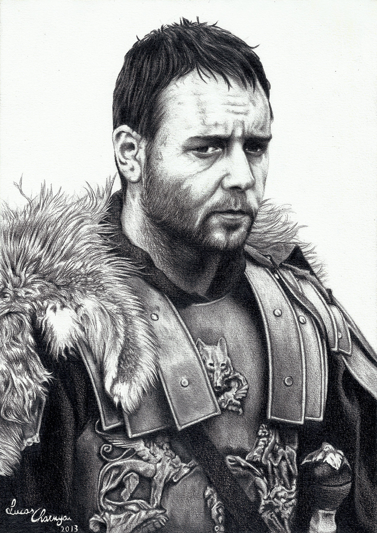 gladiator drawing