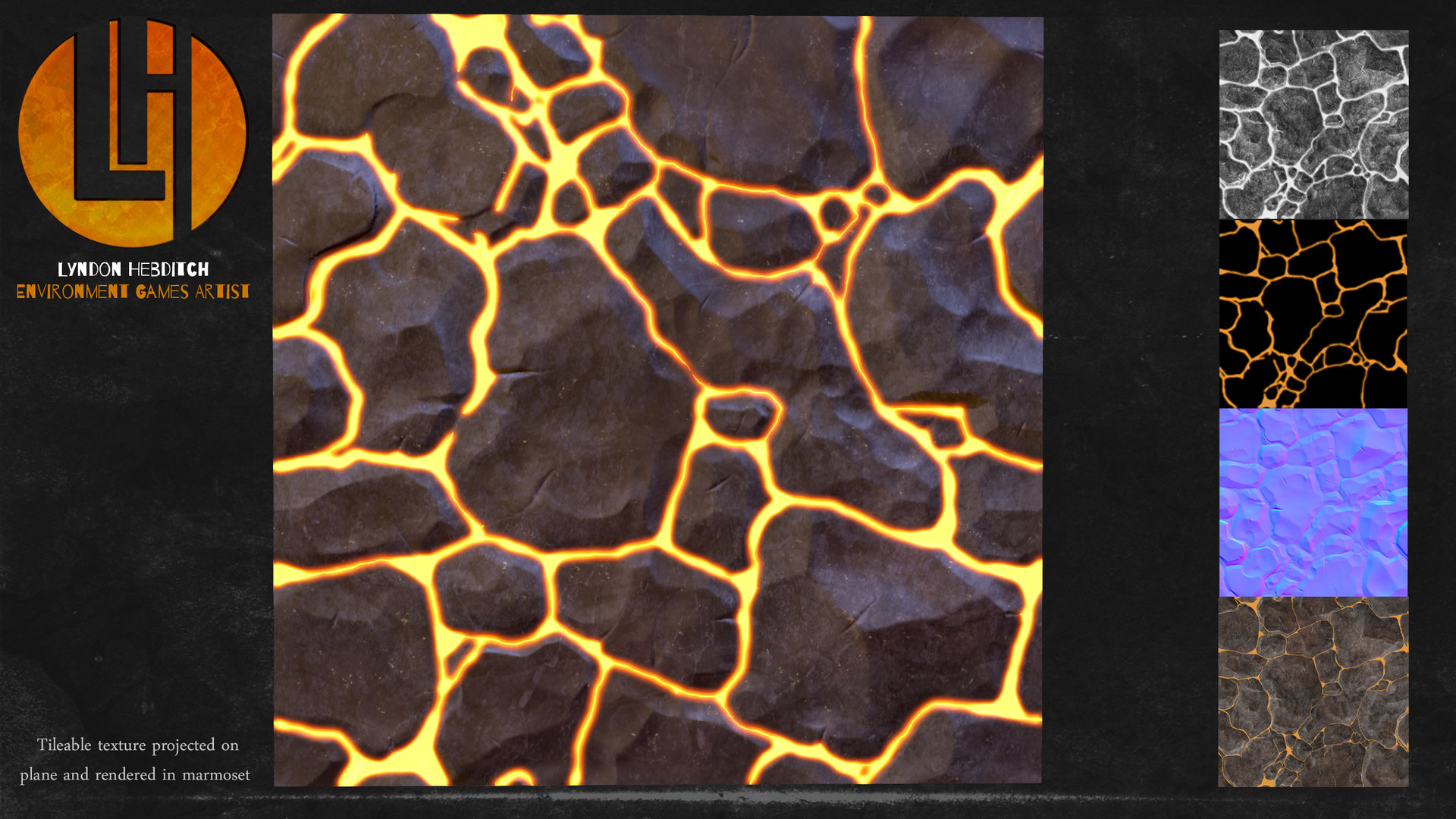 ArtStation - Tileable texture _ Lava