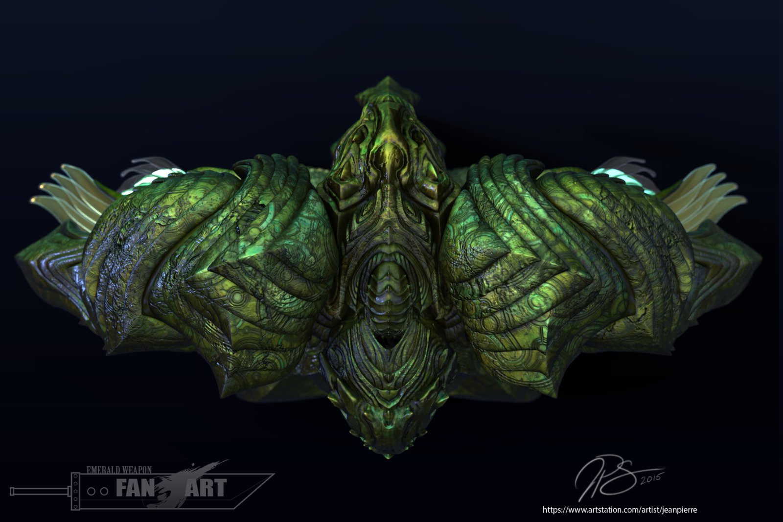 Jean-Pierre Sullivan - Emerald Weapon Fan Art