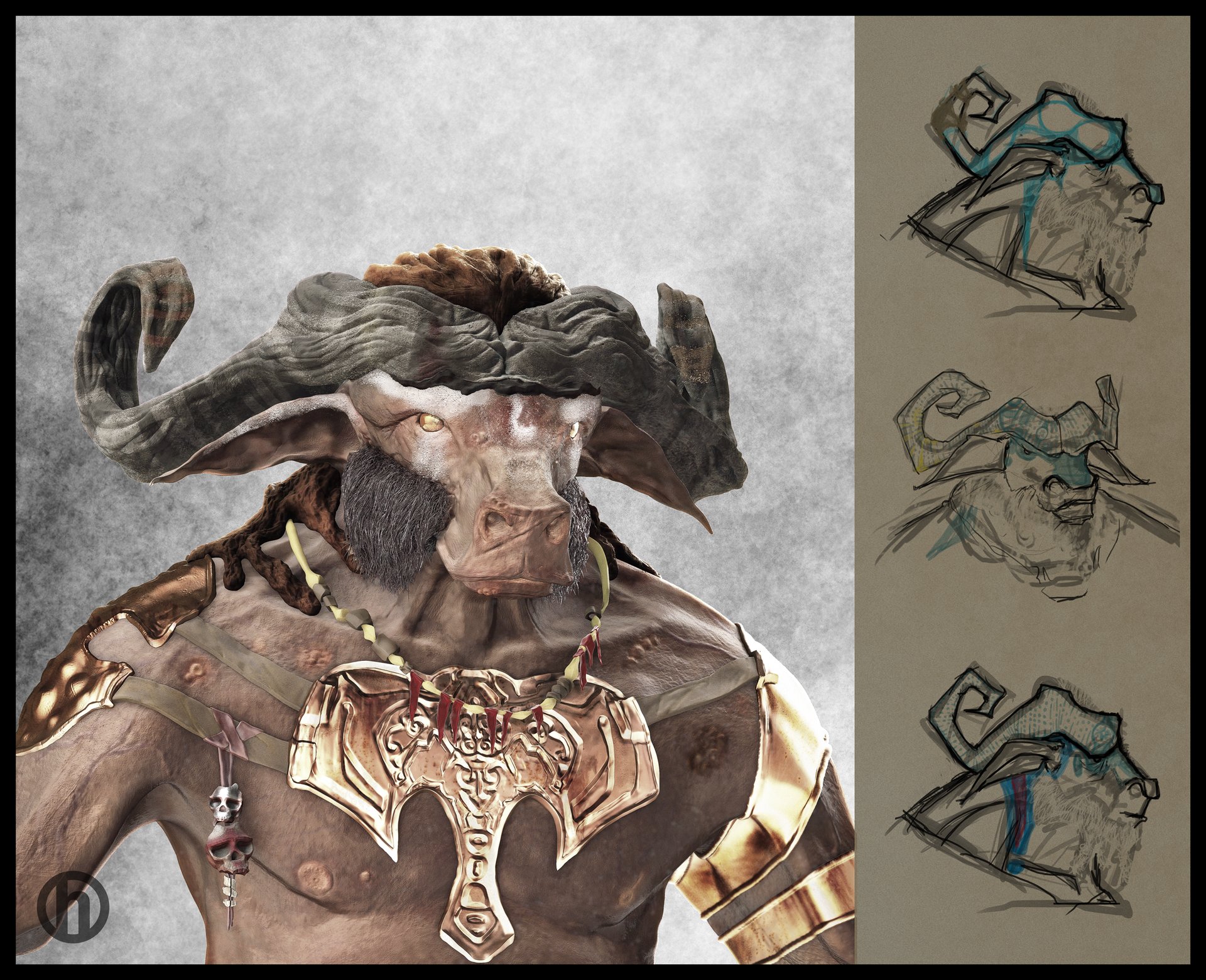 ArtStation - WATER BUFFALO