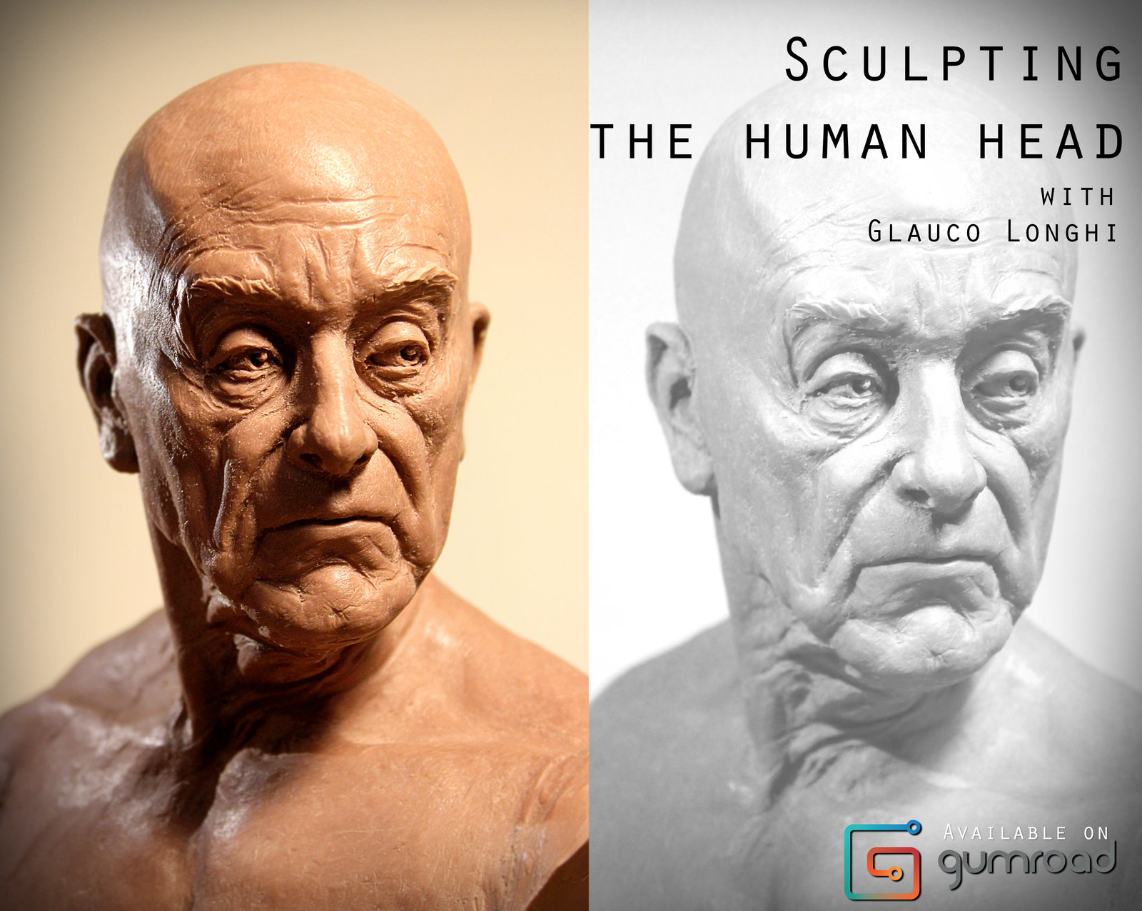 Glauco Longhi - Sculpting the human head practice