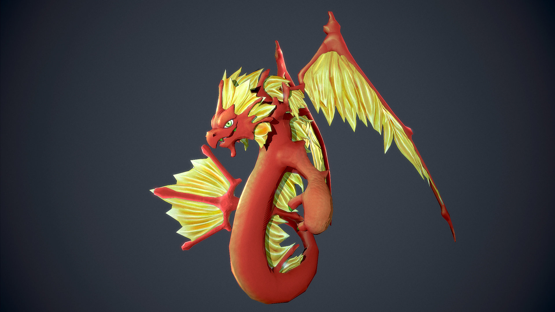 ArtStation - DARU_RED _DRAGON