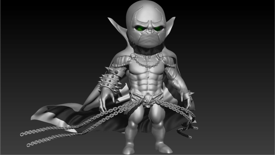 ArtStation - spawn 3D in zbrush turntable