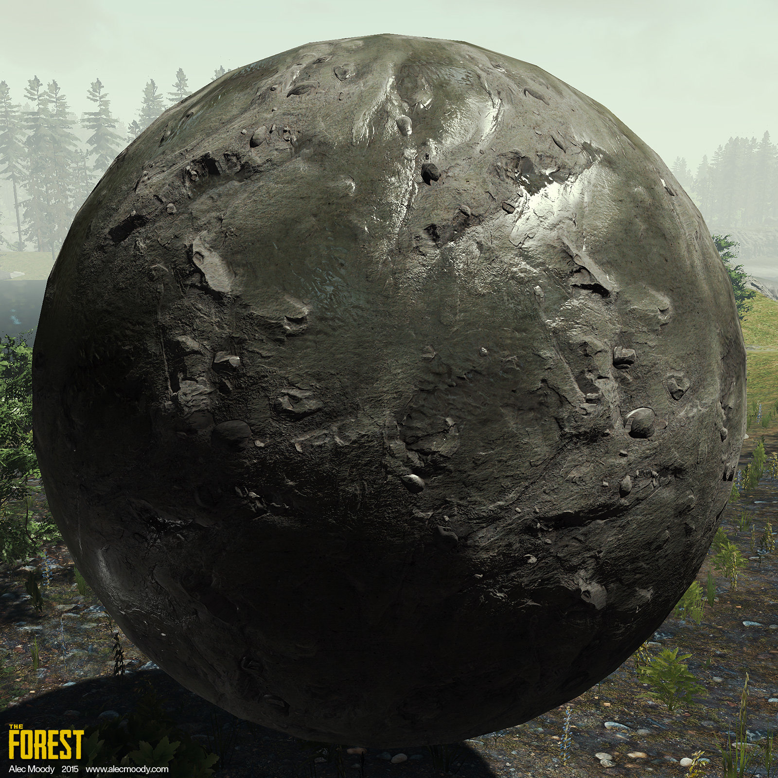 ArtStation - Wet Cave Floor 1 - The Forest