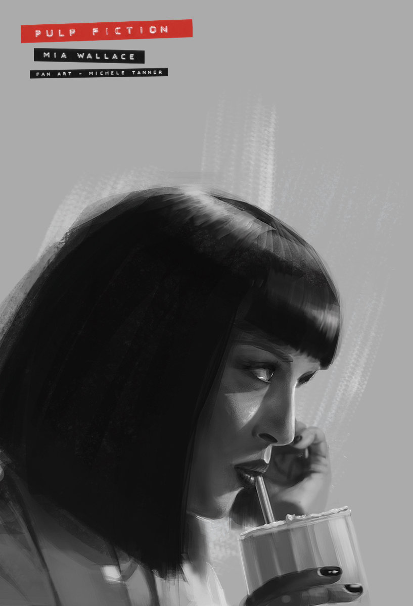 Michele Tanner - Pulp Fiction Fan Art