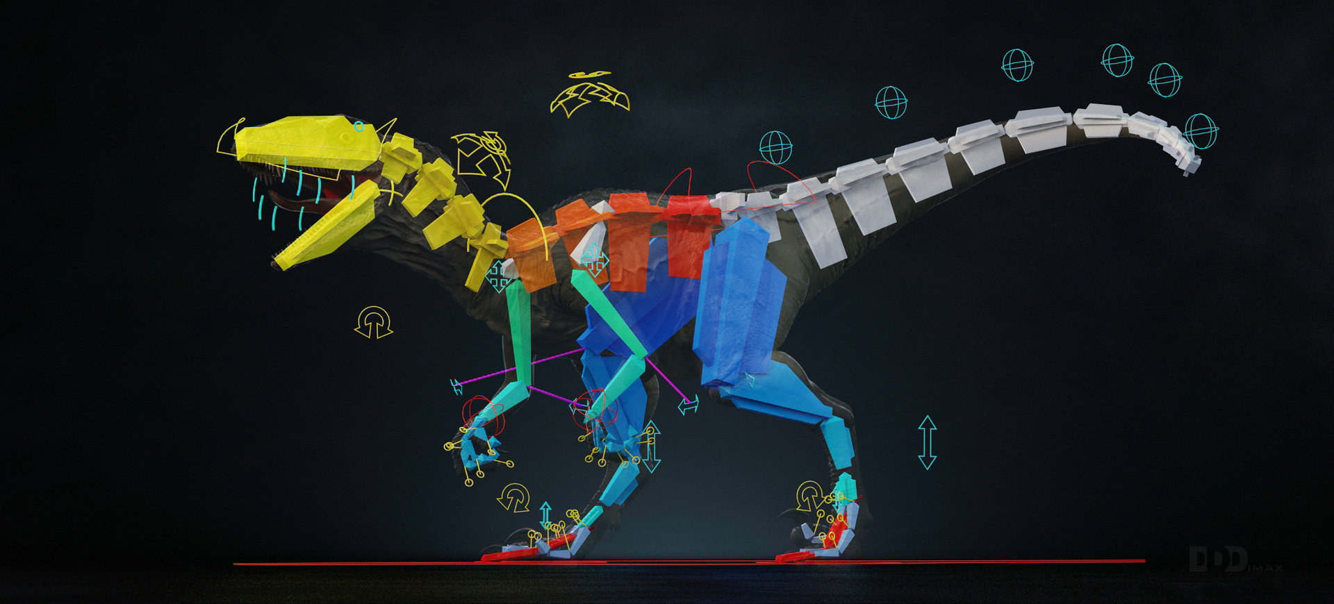 ArtStation - Dino rig