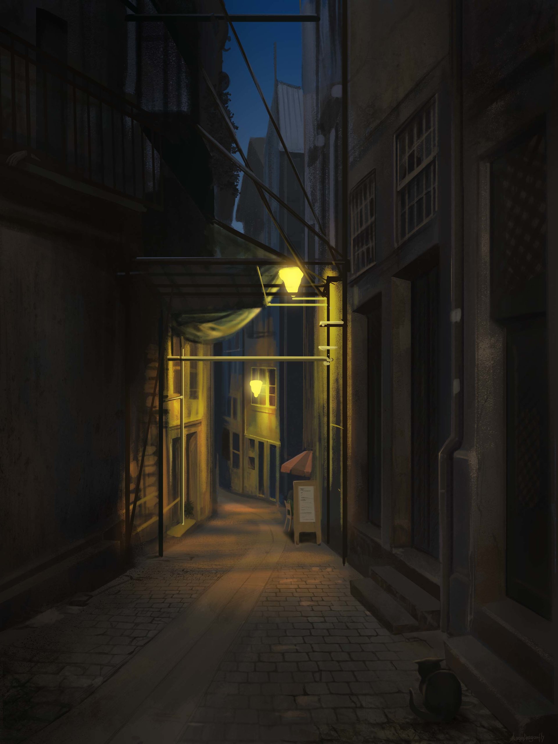 ArtStation - Night street