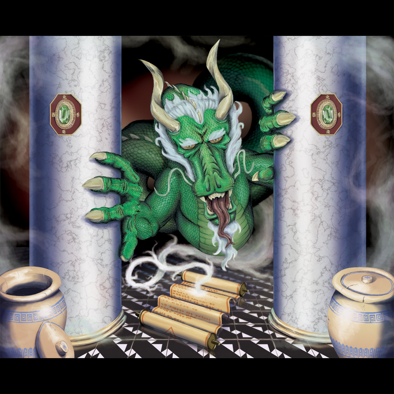 Bill Sims - Scroll Dragon