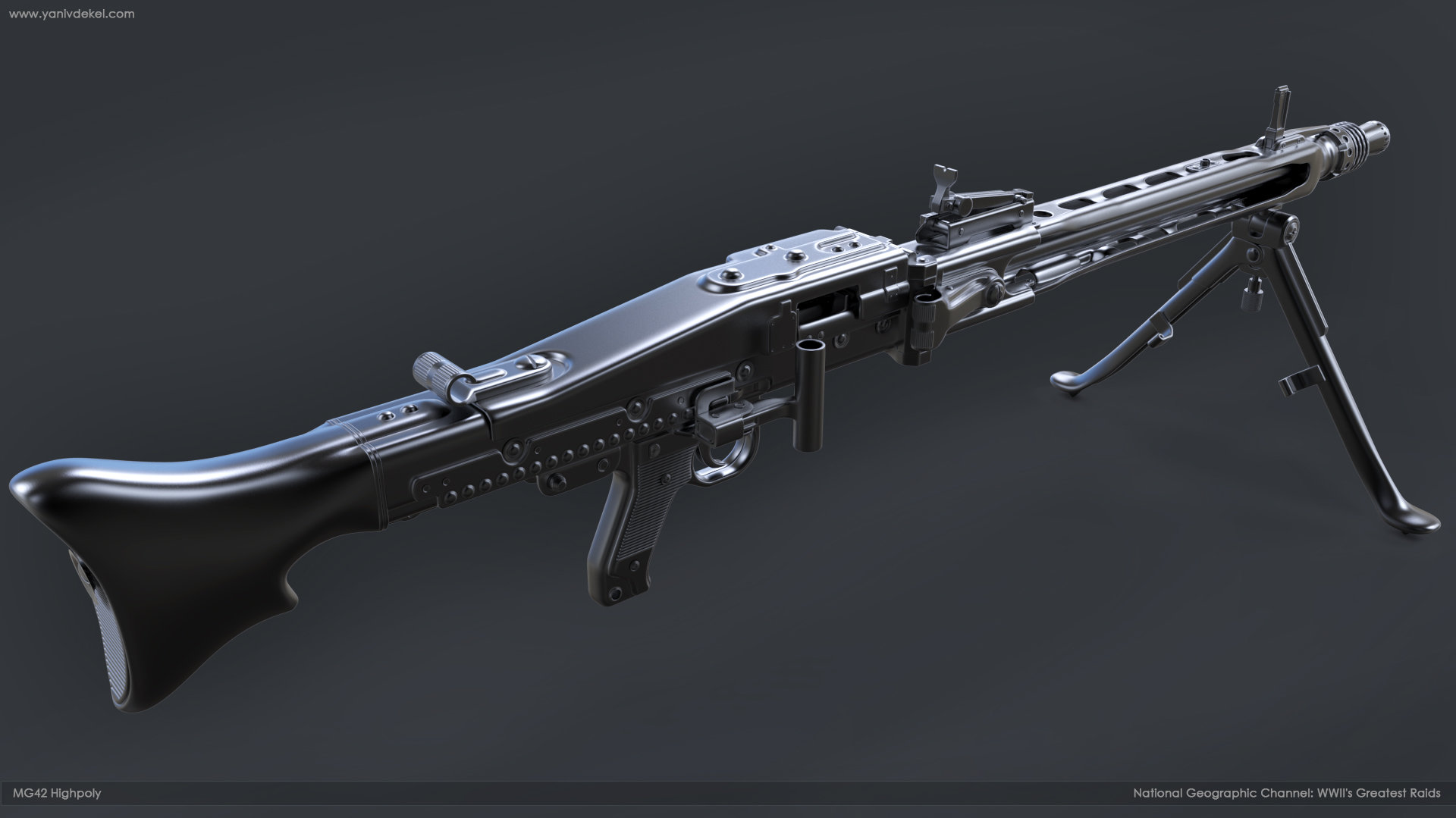 ArtStation - MG 42 High Poly