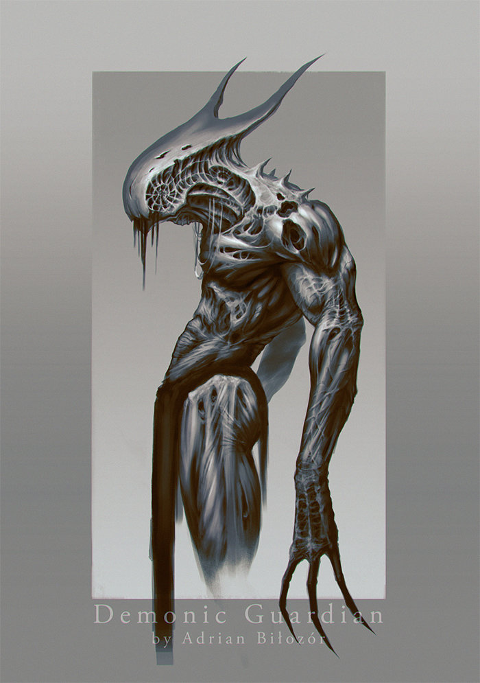 ArtStation - Demonic Guardian