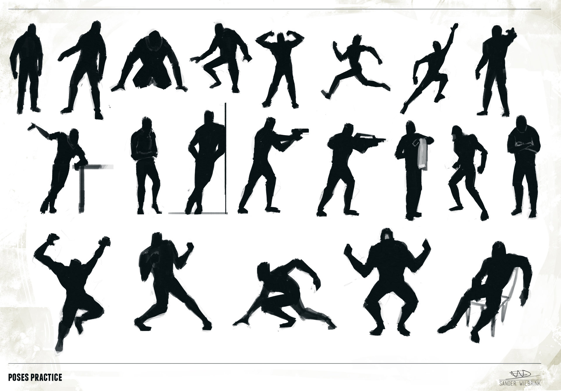 ArtStation - Character Poses Practice