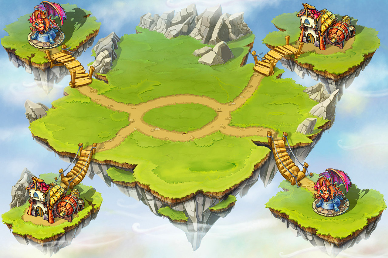 ArtStation - Maps of the area for games