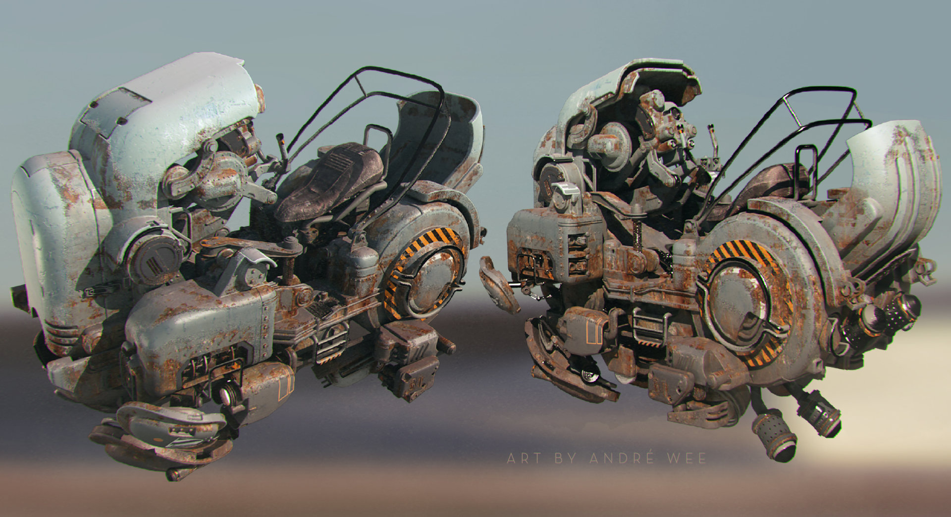 Hoverbike by André Wee : r/ImaginaryTechnology