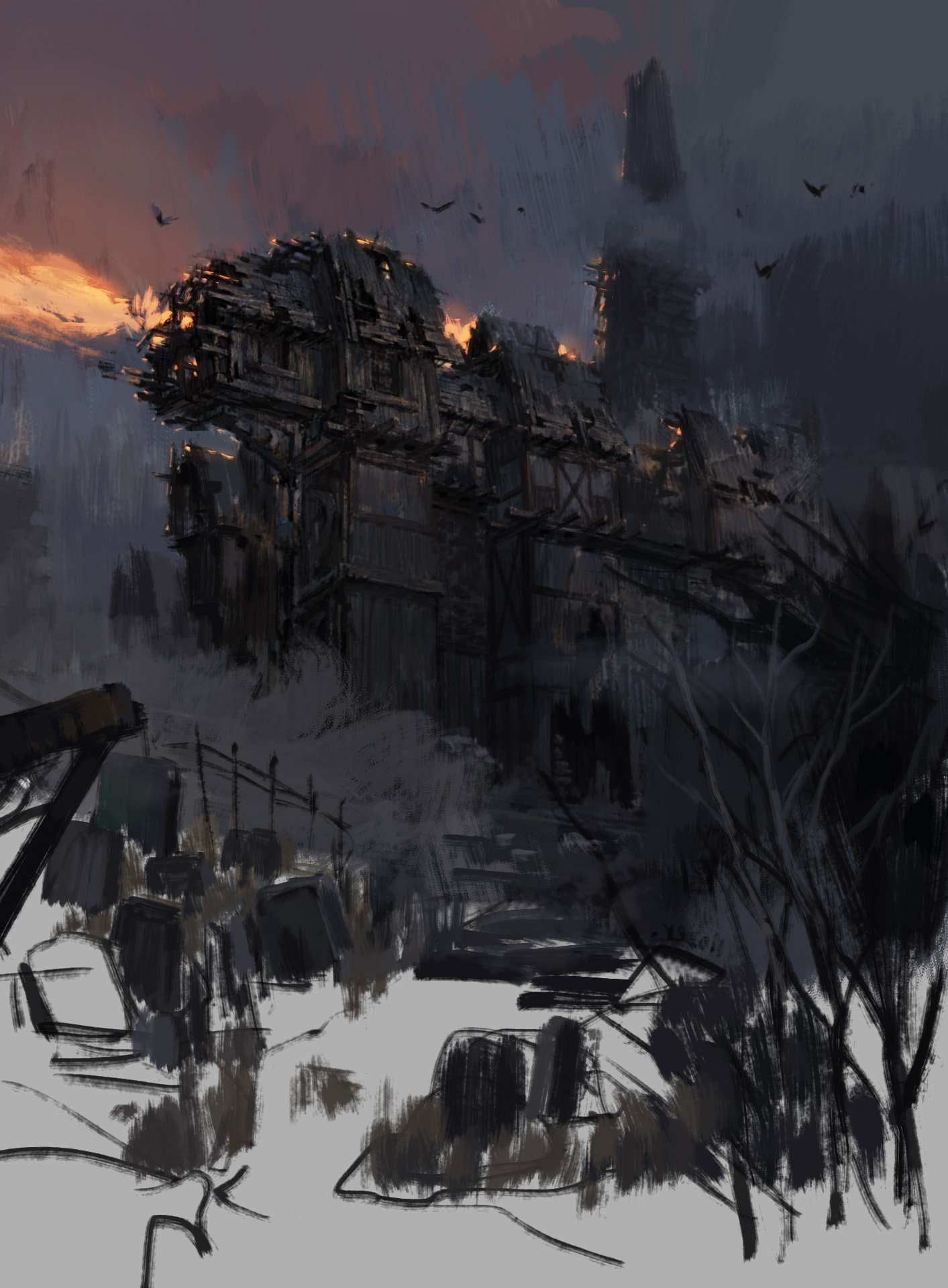 Mozer - The evil spirit possessed scene concept