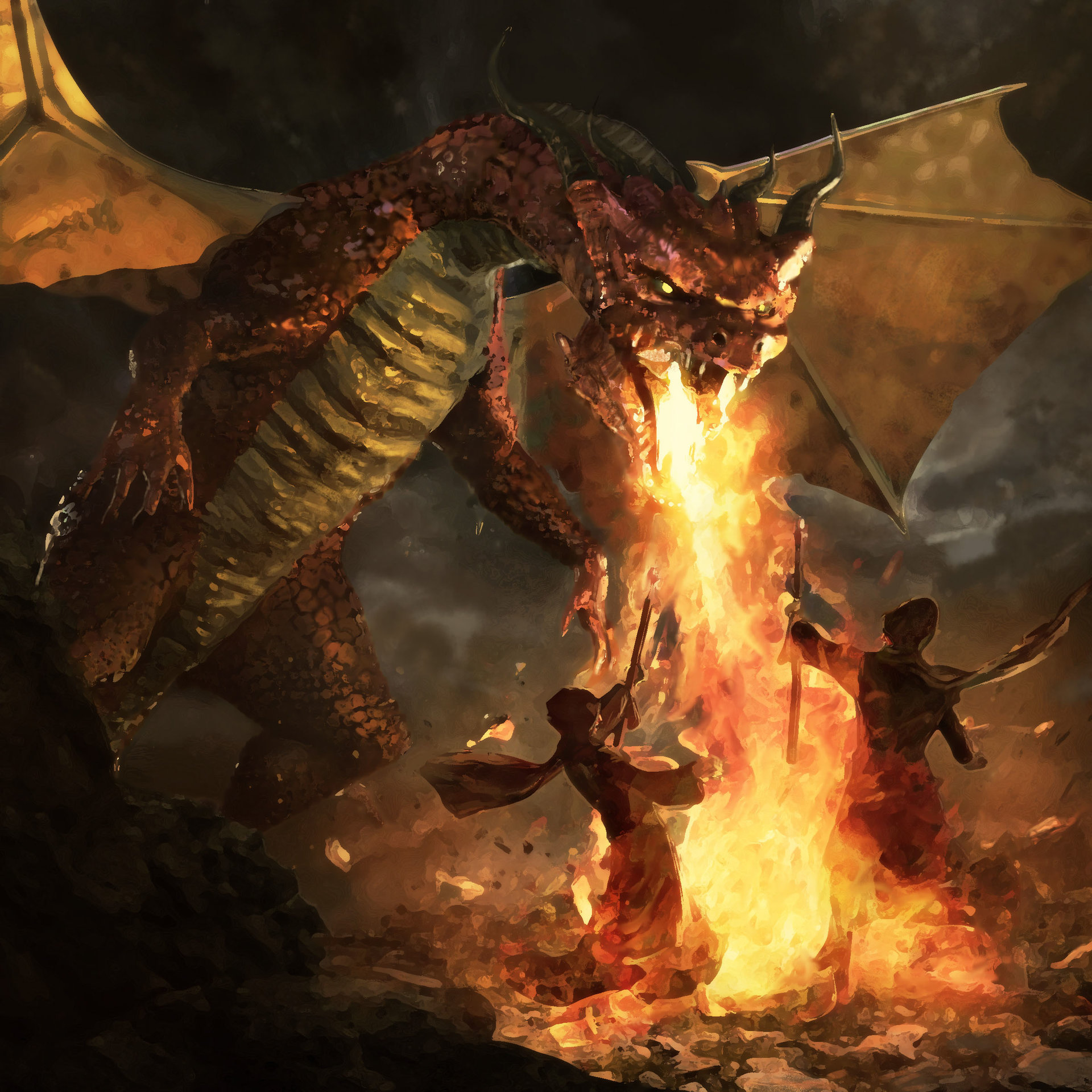 ArtStation - red dragon
