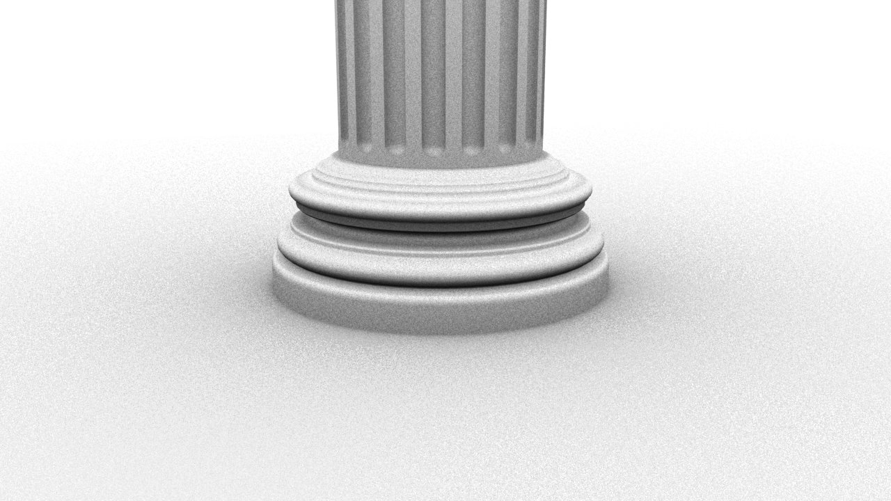 Jeremy Erb - Corinthian Column - High Poly Model