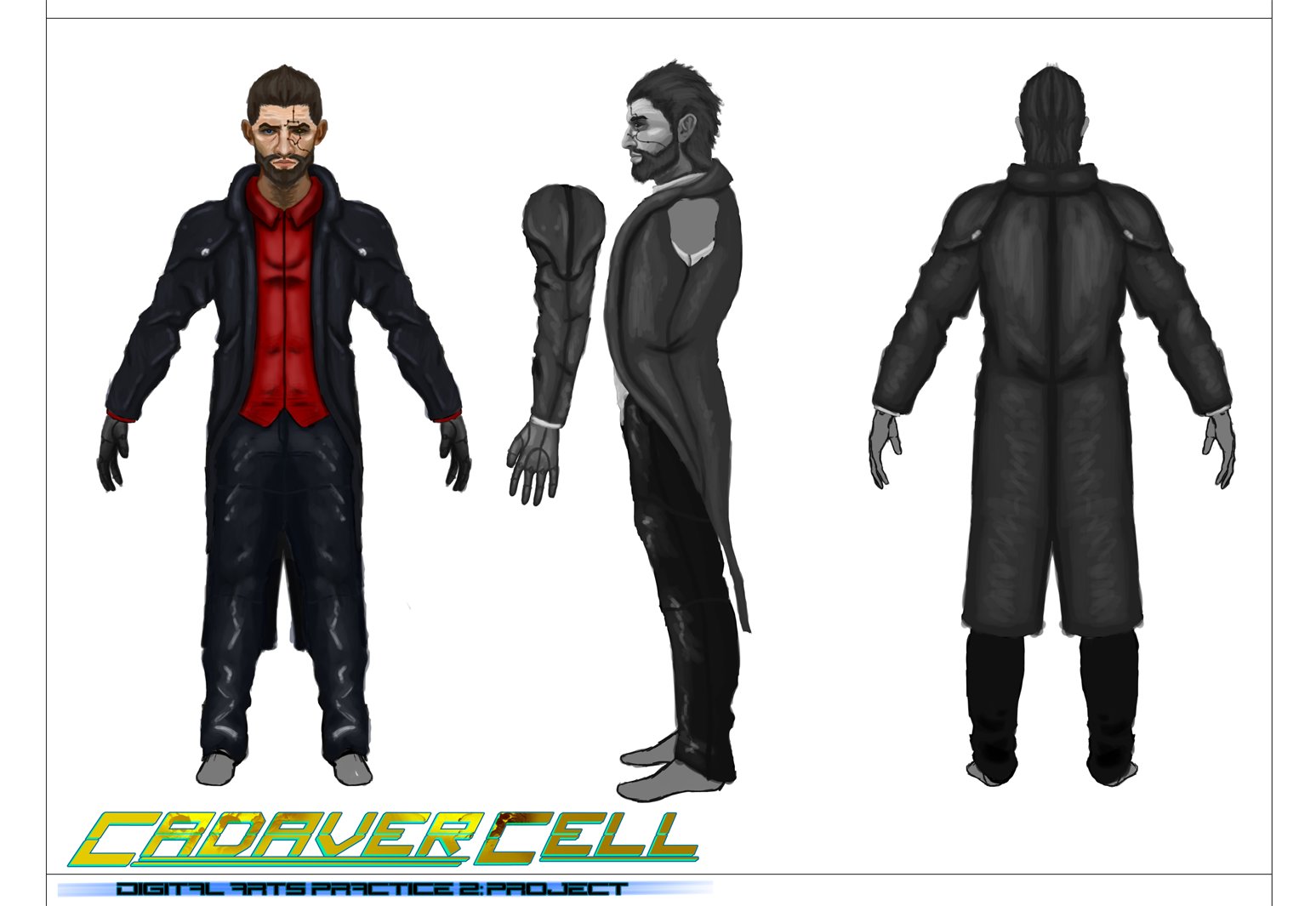 Hayden Robinson - (University) Project Cadaver Cell: Character Design ...