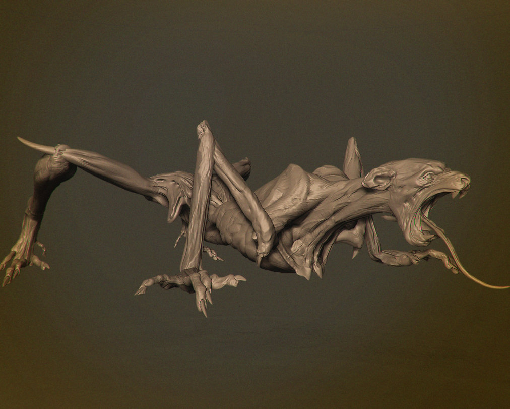 Allen Domantay - four legged creature concept