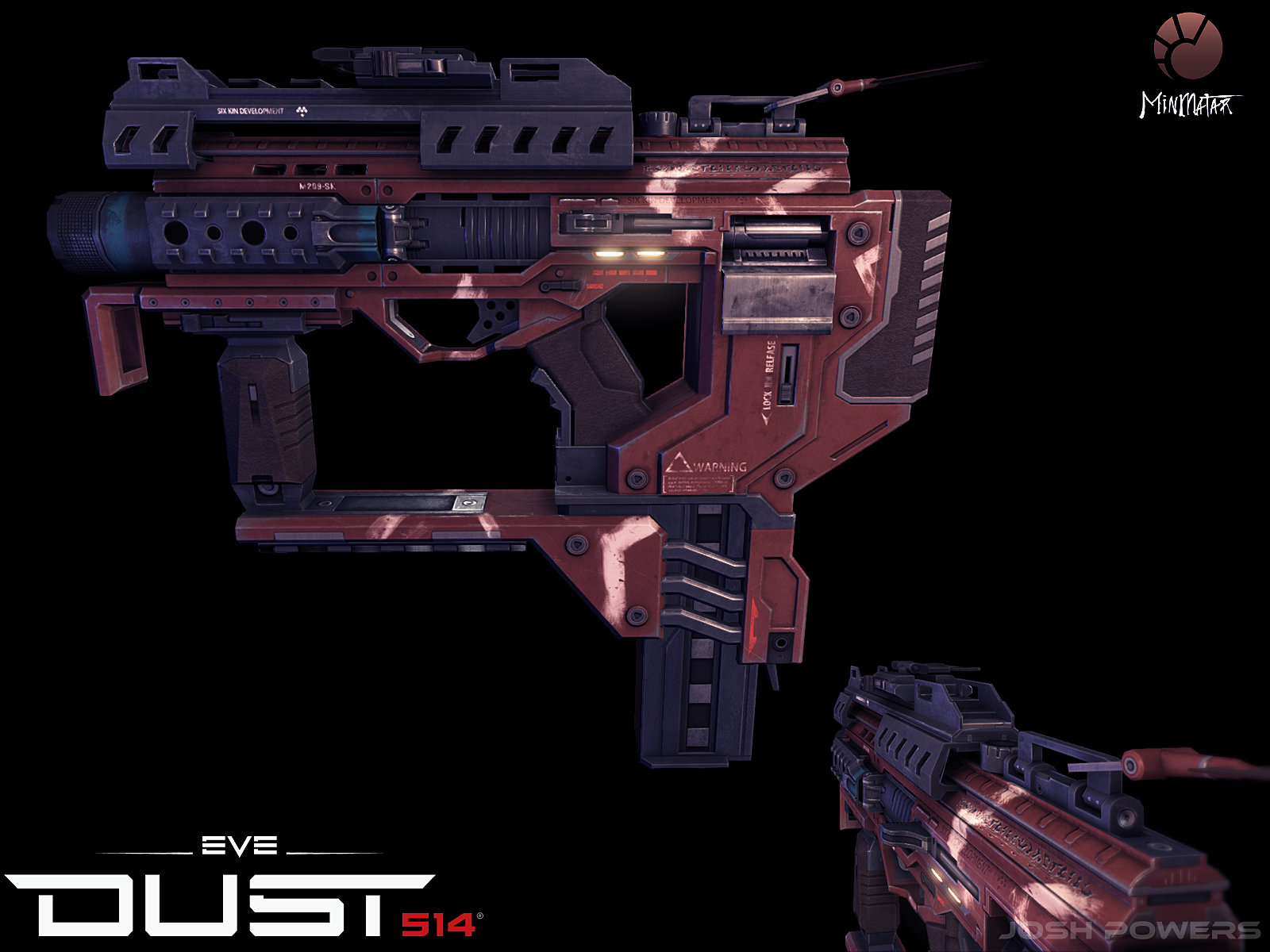 Josh Powers - Dust 514 Weapon - MI SMG
