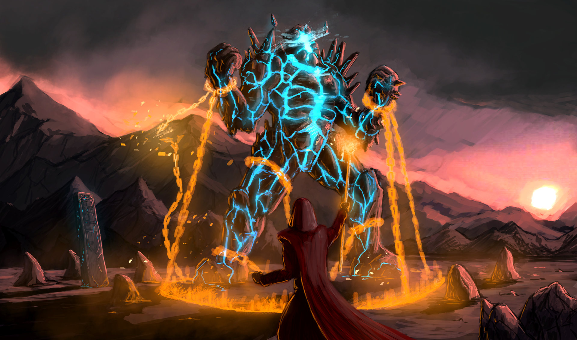 ArtStation - Capturing a Golem