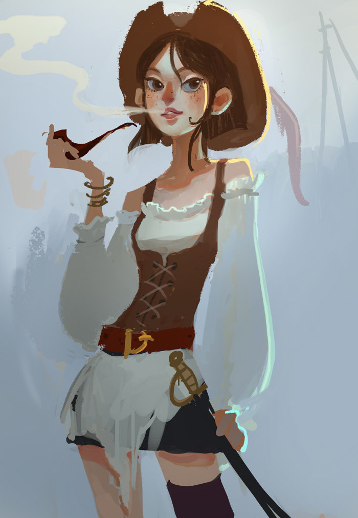 ArtStation - Pirate girl