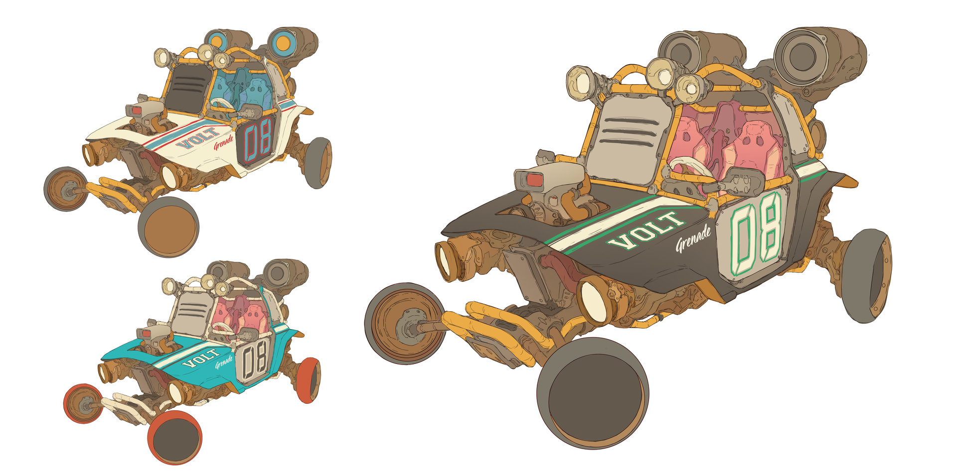 Sergi Brosa - Atomic Delivery - Jenko and FruitJuice Vehicle