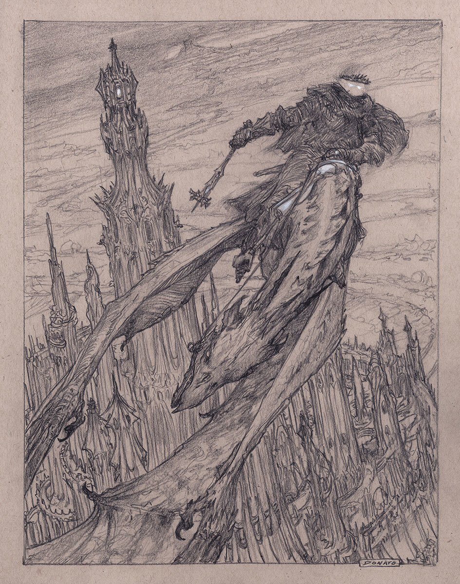 how to draw barad dur