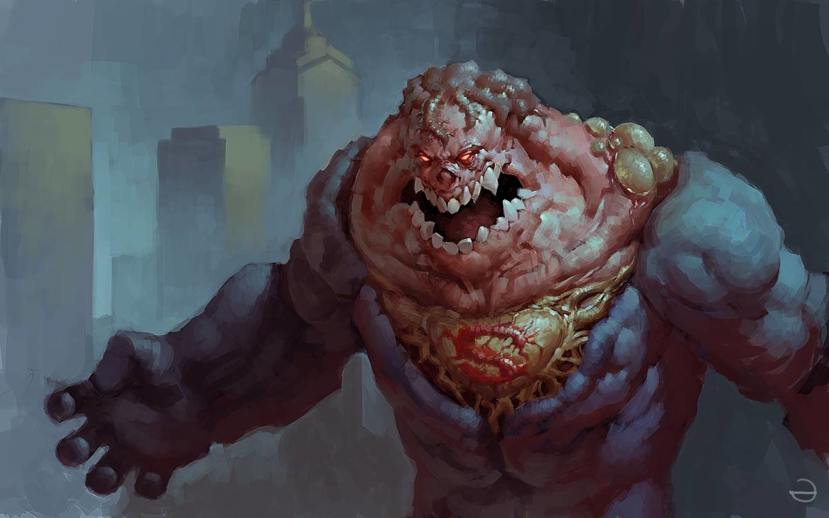 ArtStation - Superman - monster