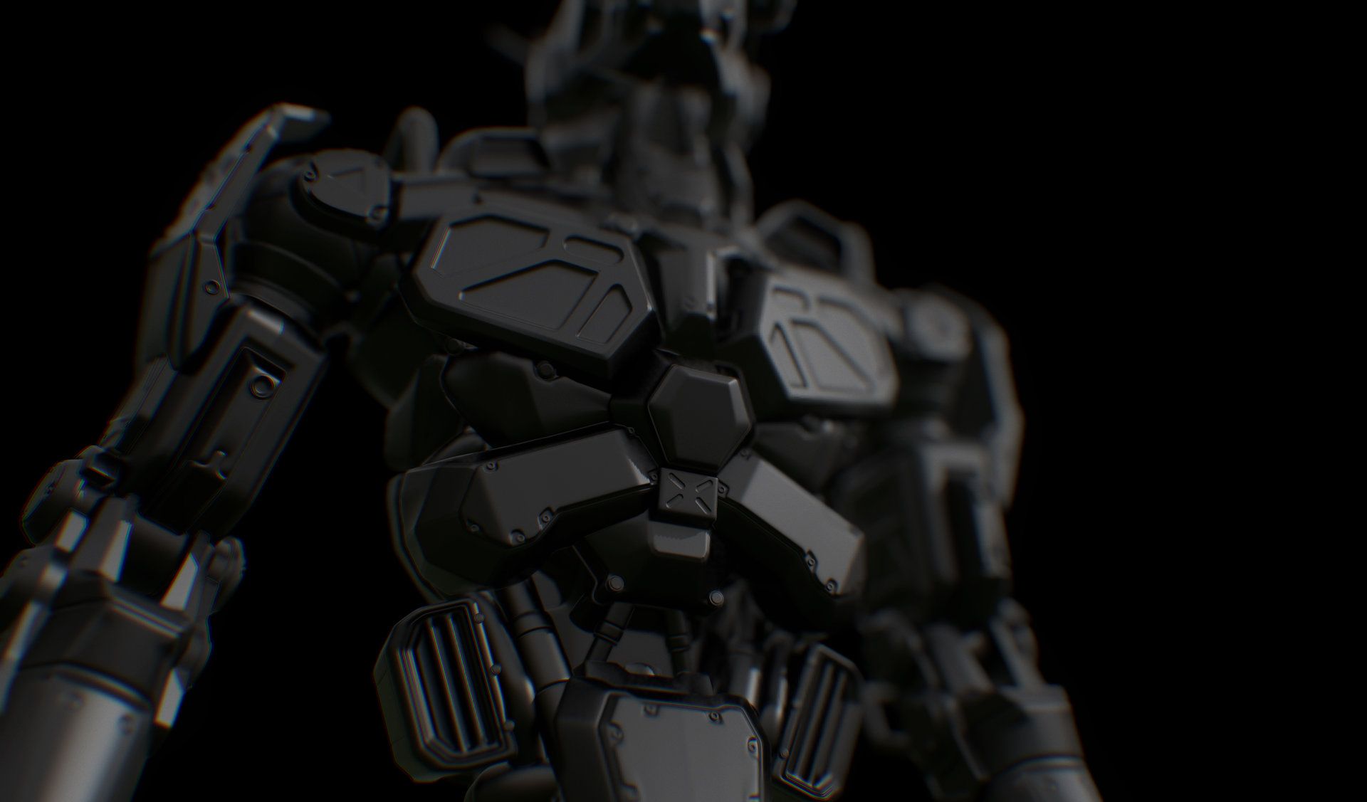 ArtStation - Robot Renders Dark, Alan Van Ryzin