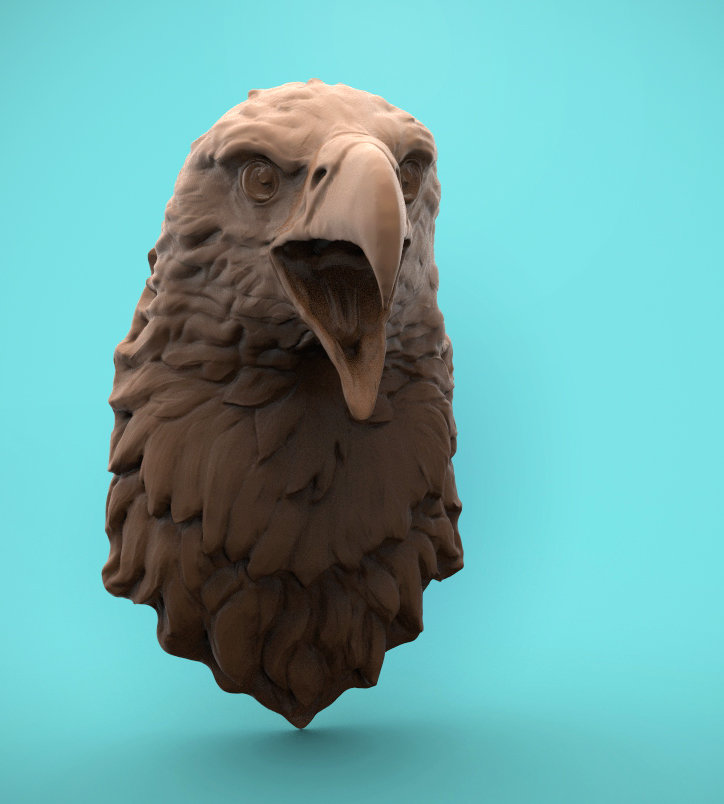 ArtStation - Eagle Head Sculpt and Print