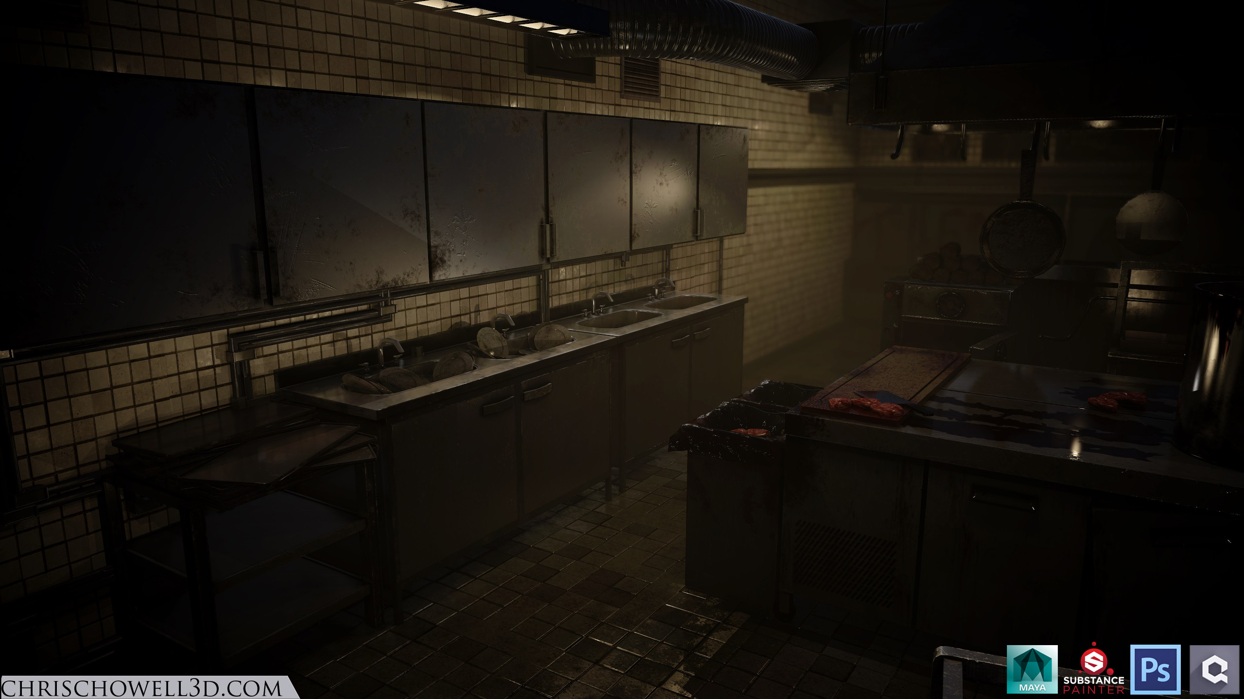 christopher chowell - Horror Environment (Kitchen)