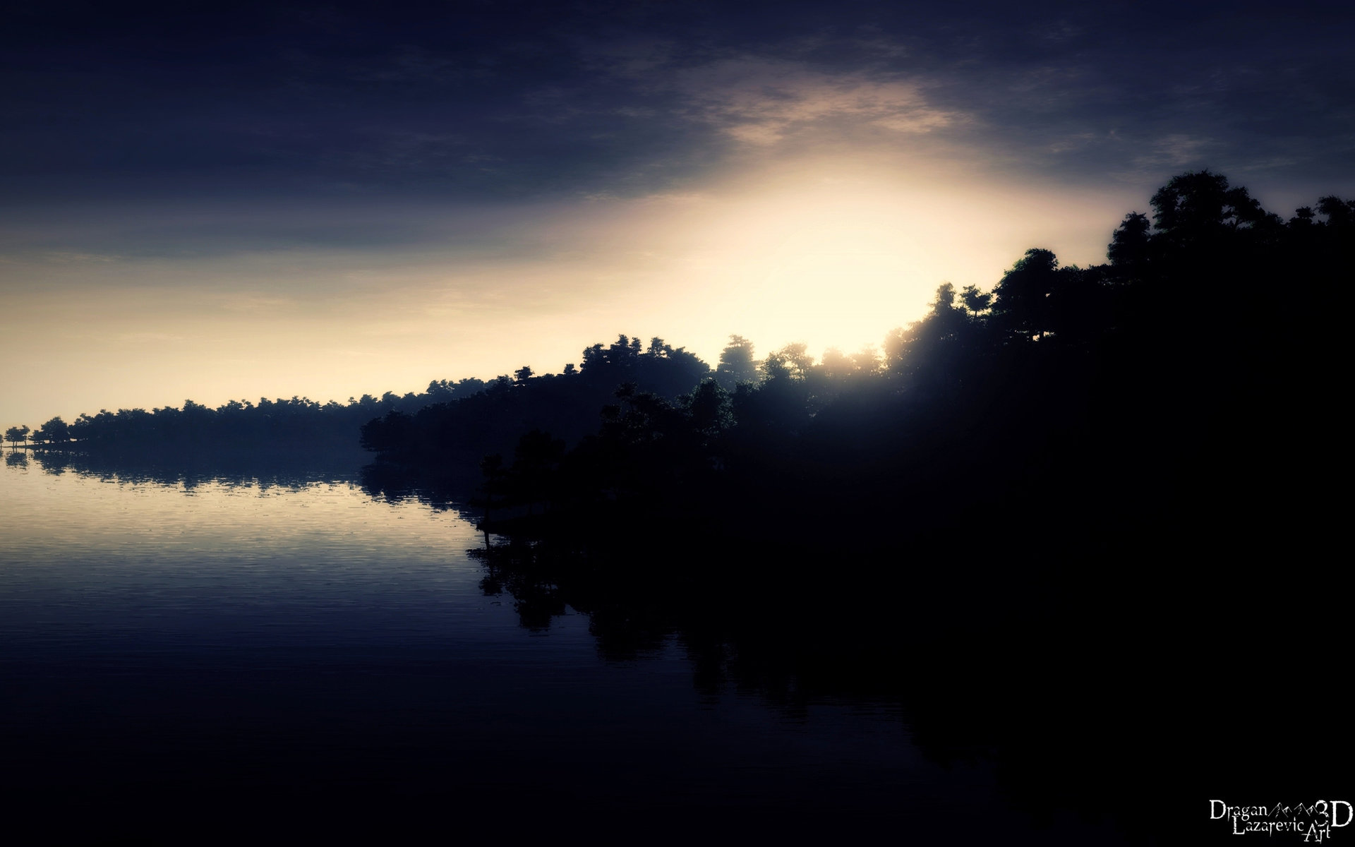 ArtStation - Charming Lake