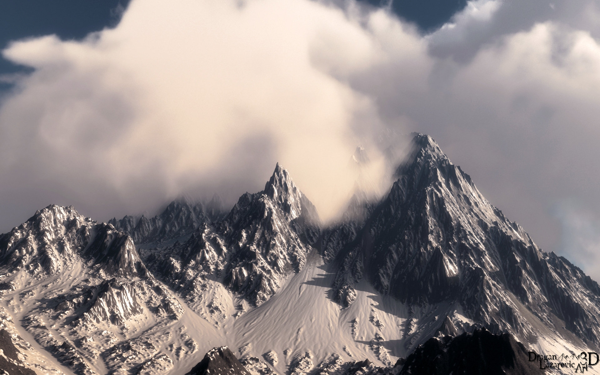 ArtStation - Great Cold Mountain