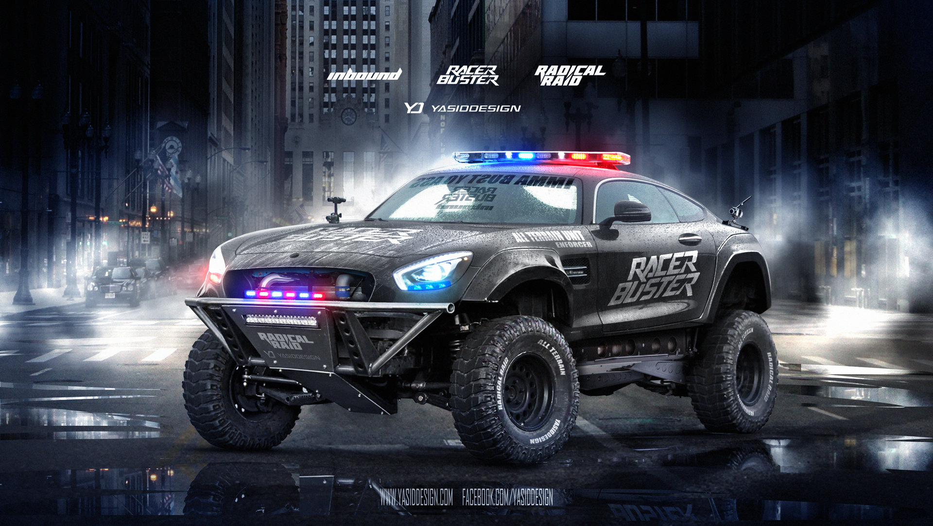 ArtStation - Inbound series Racer buster AMG GT Mercedes benz