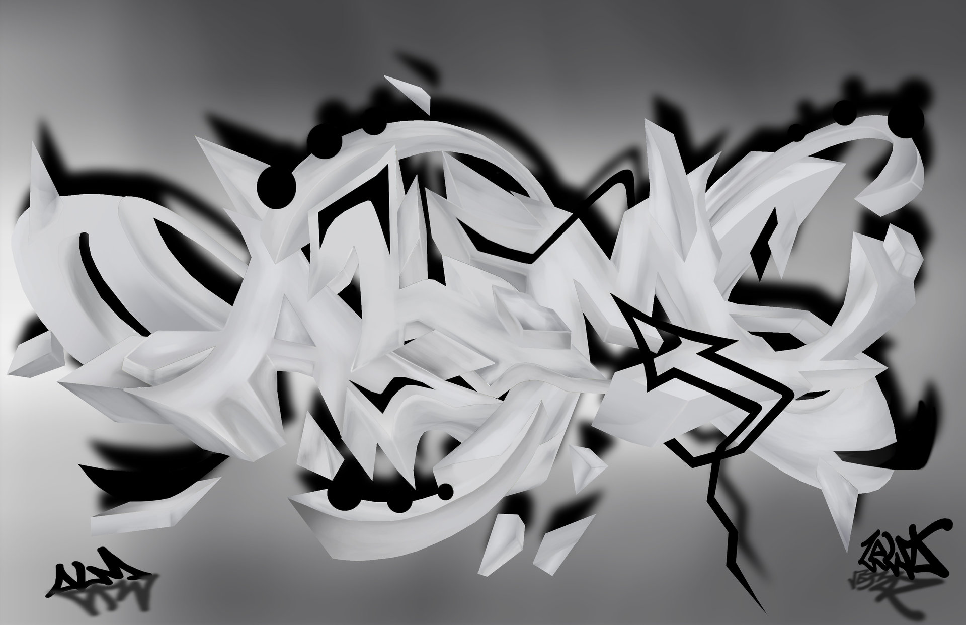 ArtStation - Graffiti ALM 3D