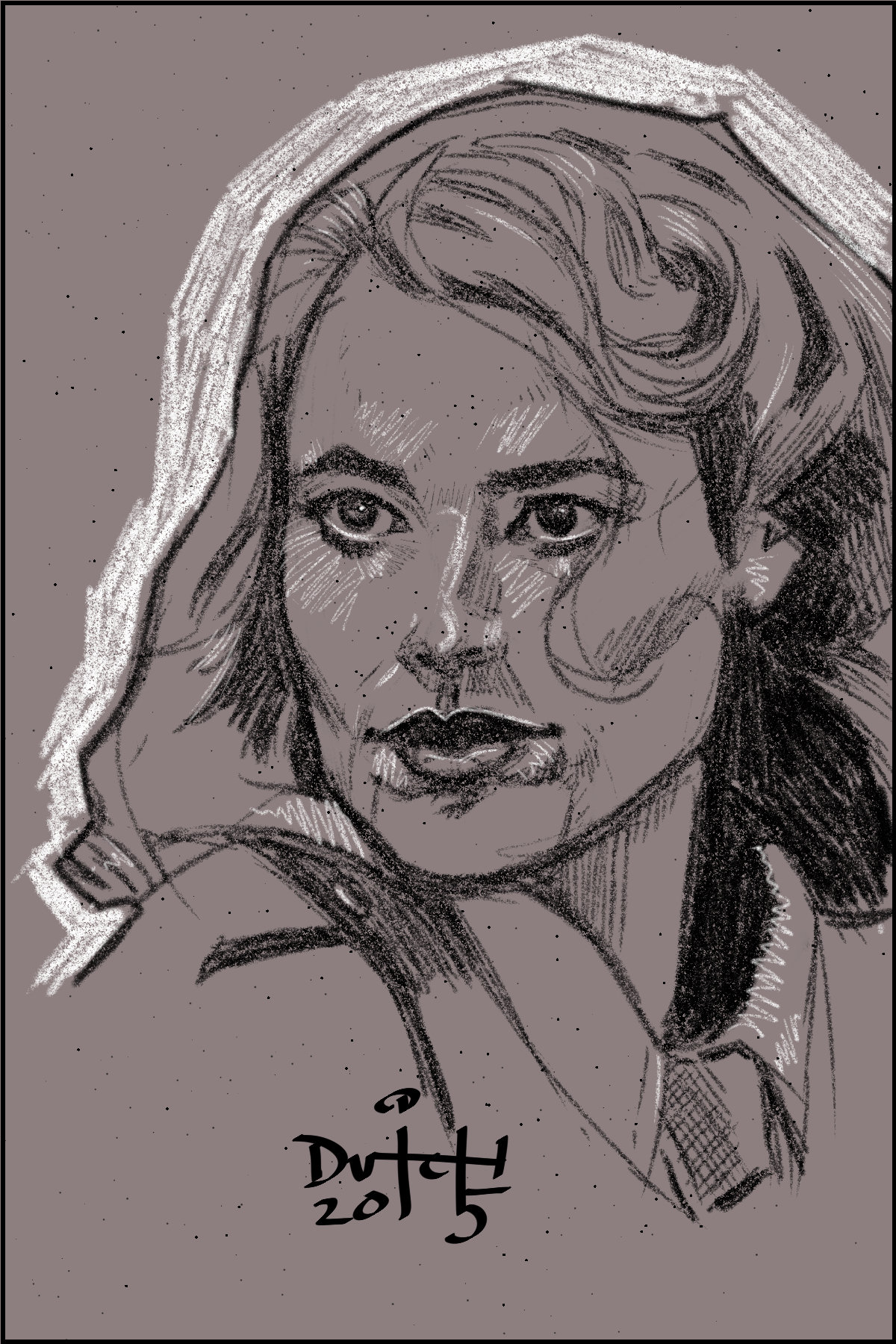 ArtStation - Agent Carter sketch card