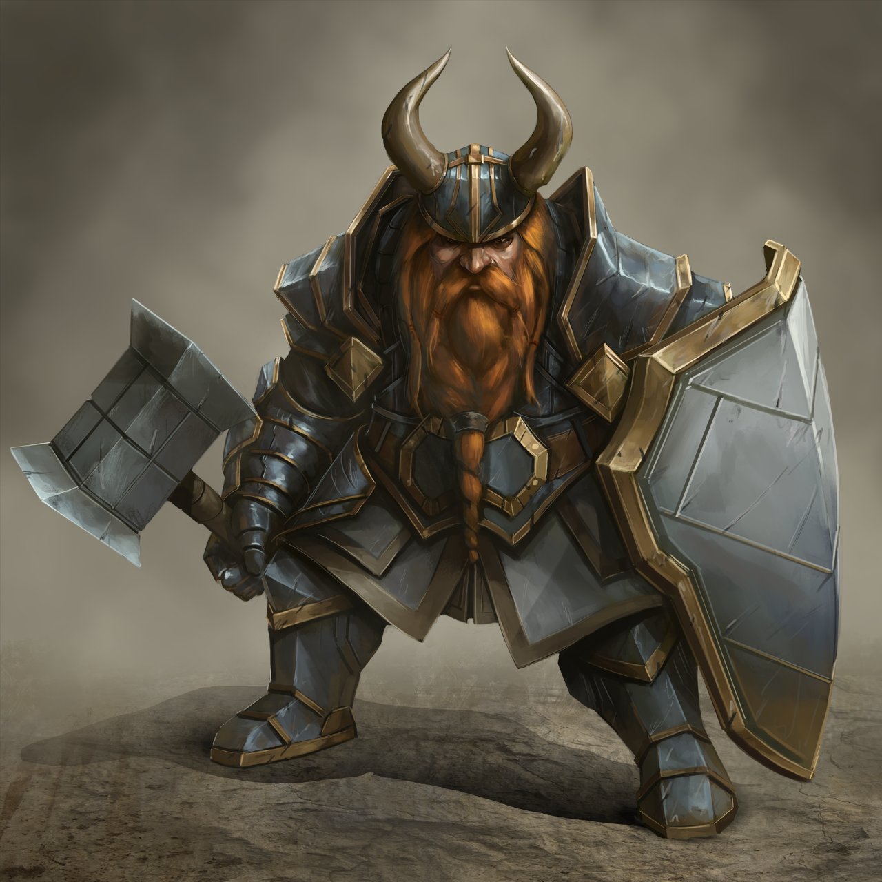 ArtStation - Dwarf Battle Instructor, Joshua Carrenca