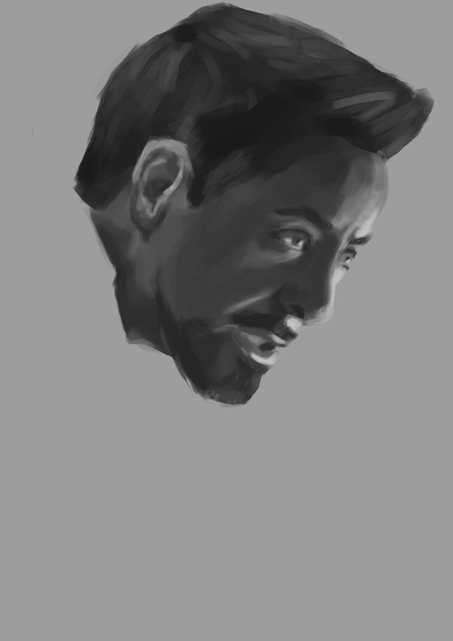ArtStation - Tony Stark(Portrait)