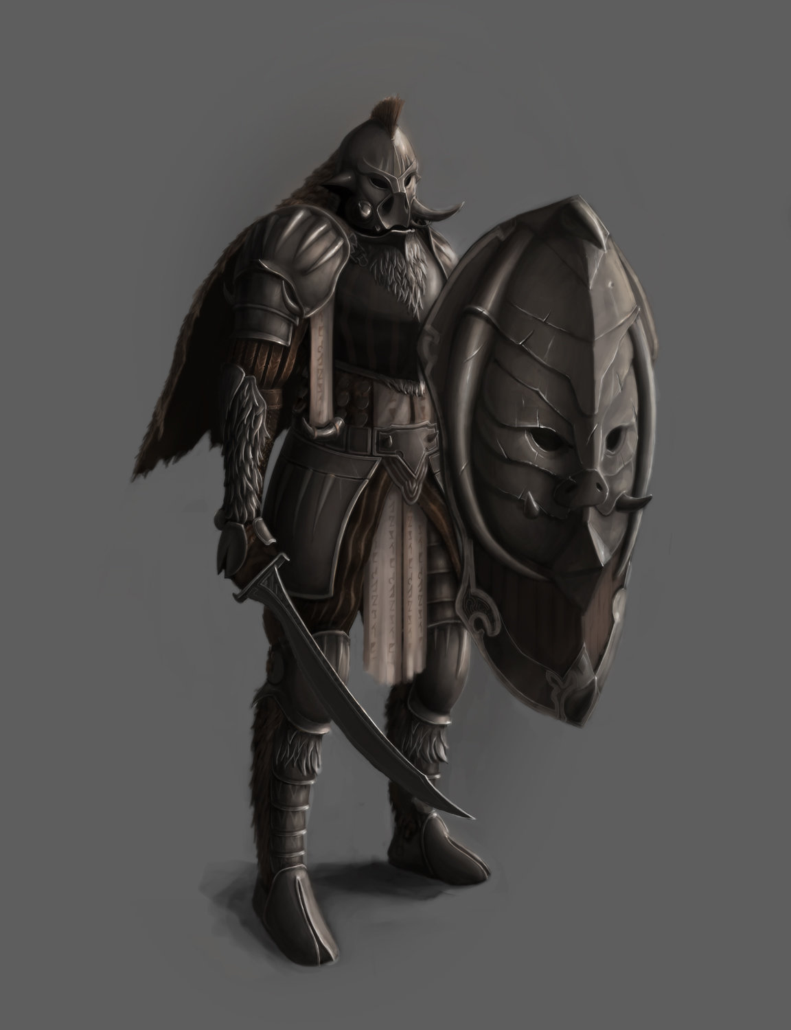 ArtStation - Grey swords