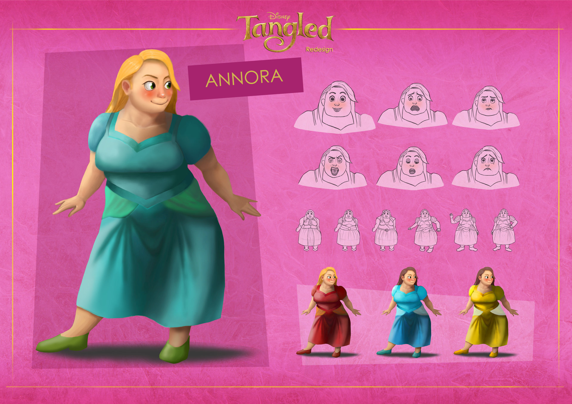 ArtStation - Tangled Redesign