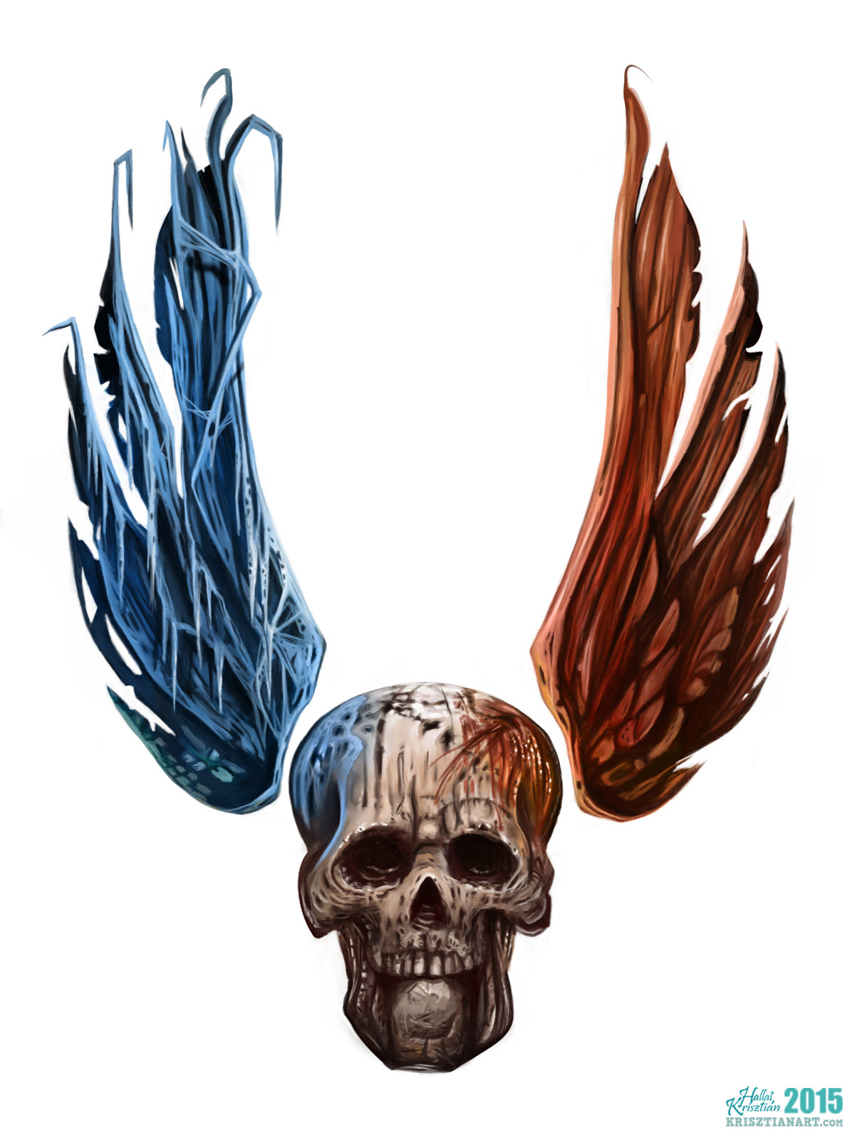 ArtStation - Winged Skull