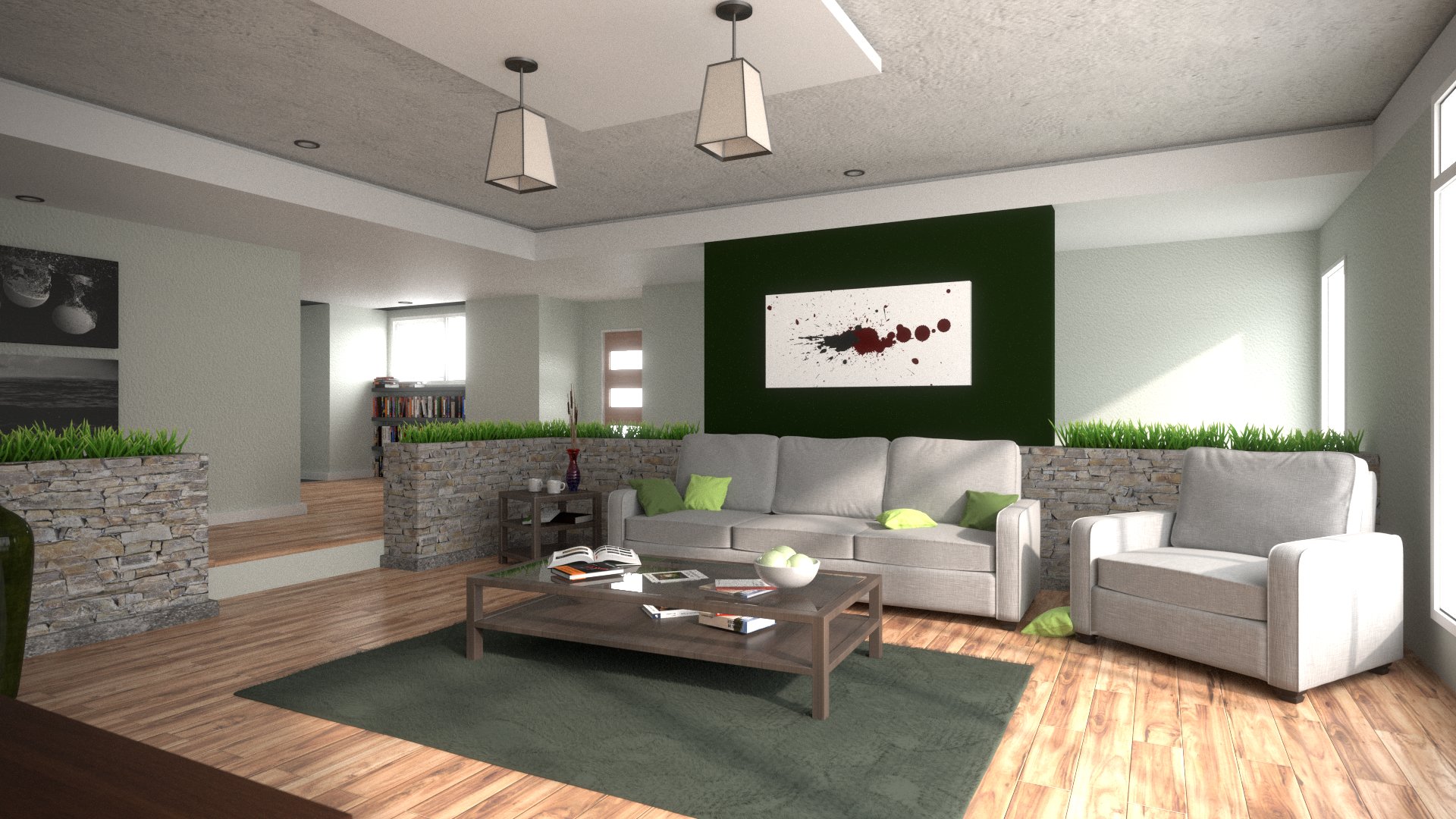 ArtStation - Concept Lounge Room